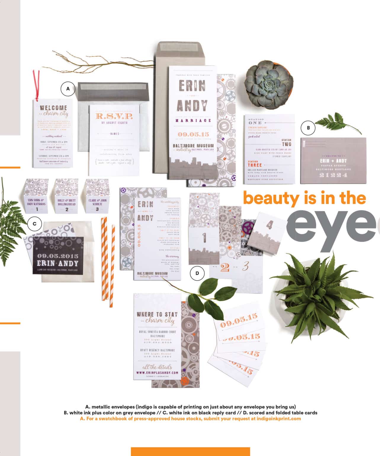 Stationery Printing - Indigo Ink